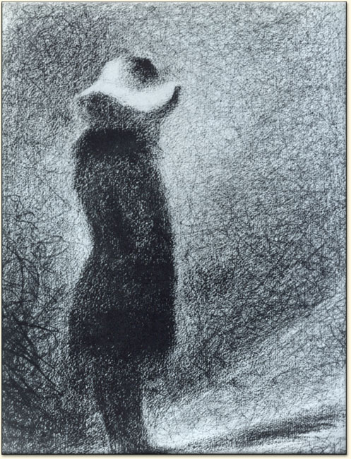 Georges Seurat Charcoal Drawings